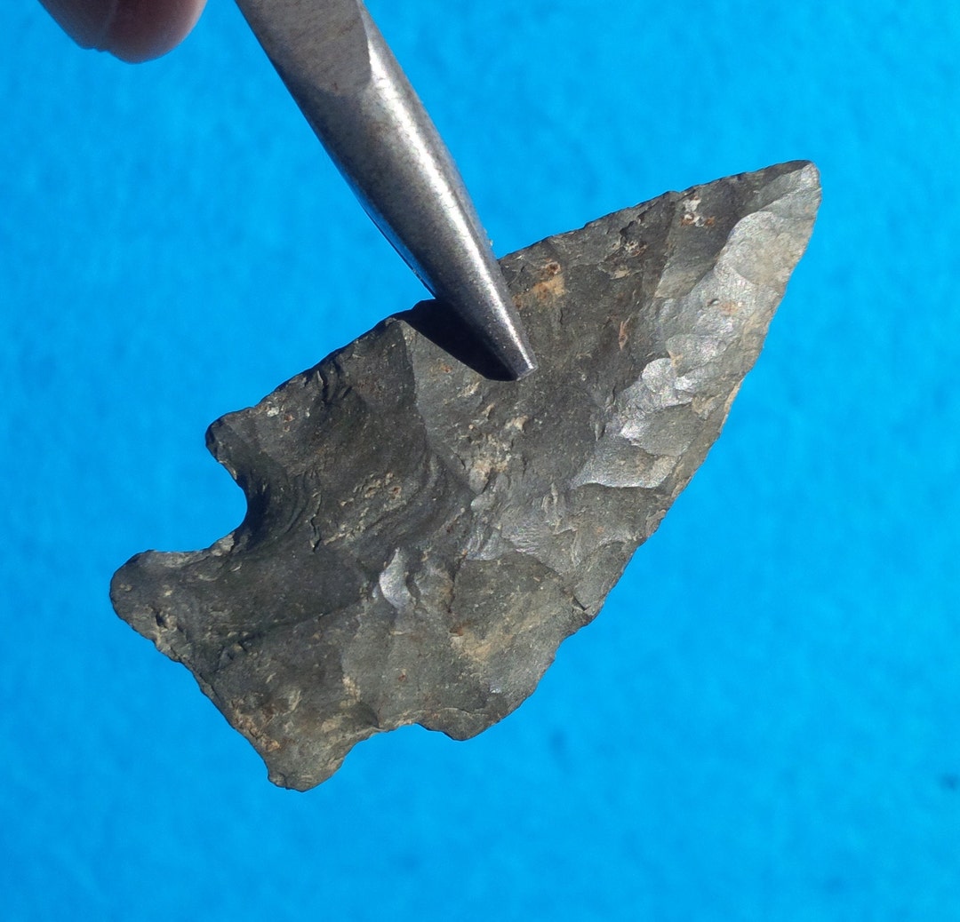 2" Stilwell AUTHENTIC OHIO ARROWHEAD Early Archaic 9000 - 7000 B.P. A ...