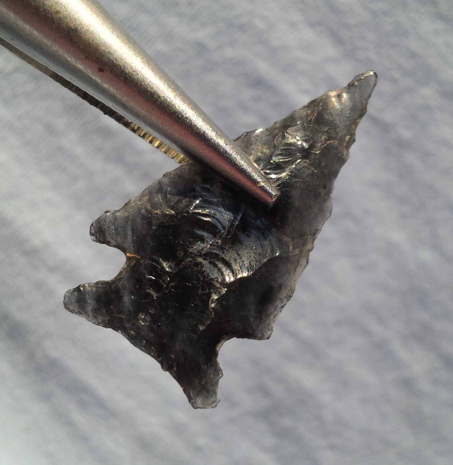 1-3/8" Obsidian Snake River AUTHENTIC IDAHO ARROWHEAD Late Archaic ...