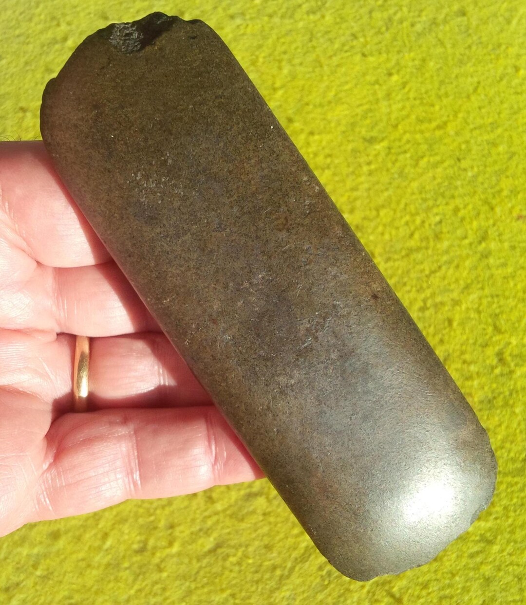 CELT INDIAN ARTIFACT Rare Dbl. Bit Hopewell Sq Celt Axe Form Woodland ...