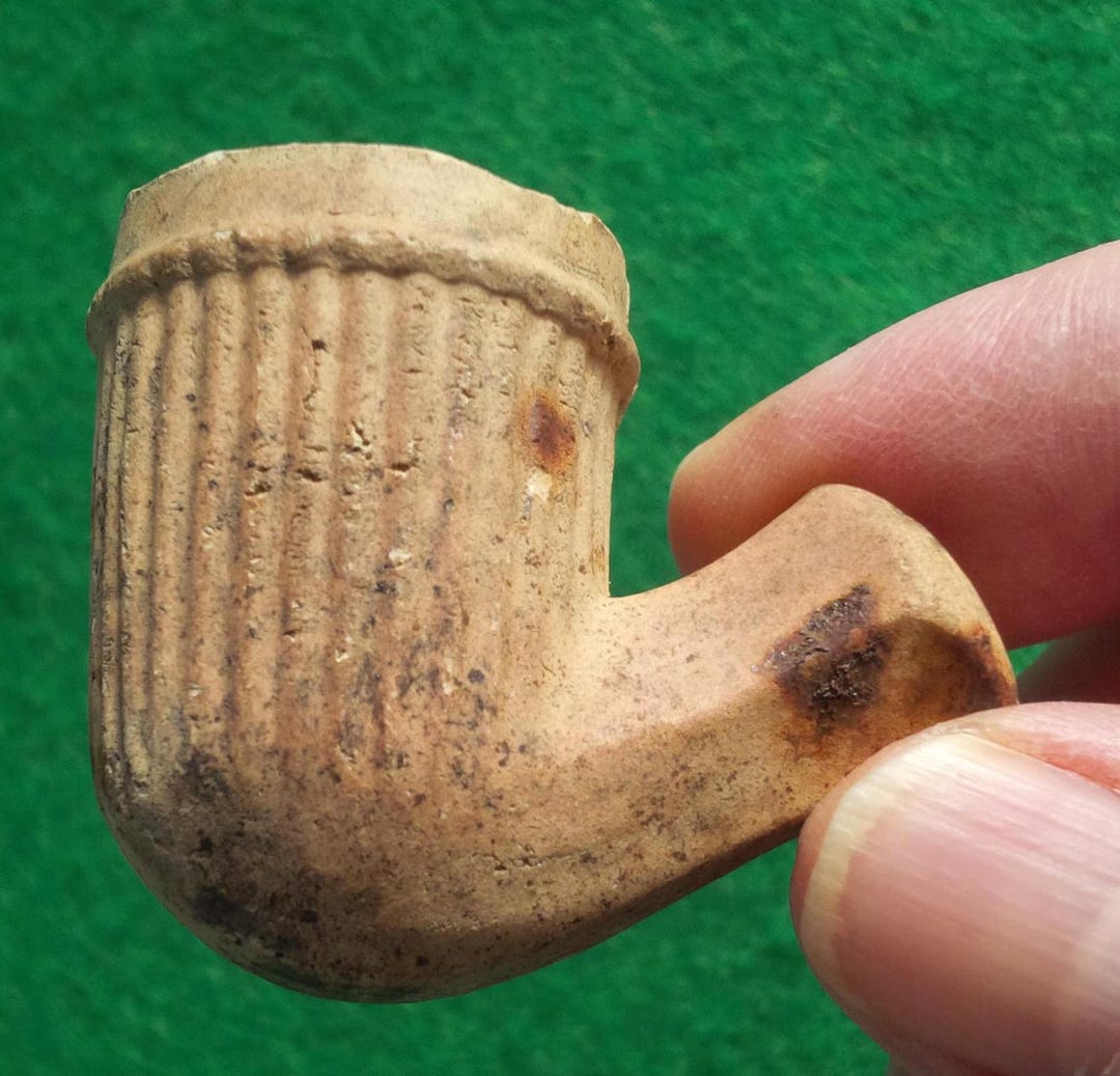 AUTHENTIC TRADE PIPE From an Indiana Arrowhead Collection Fur Trade Era ...