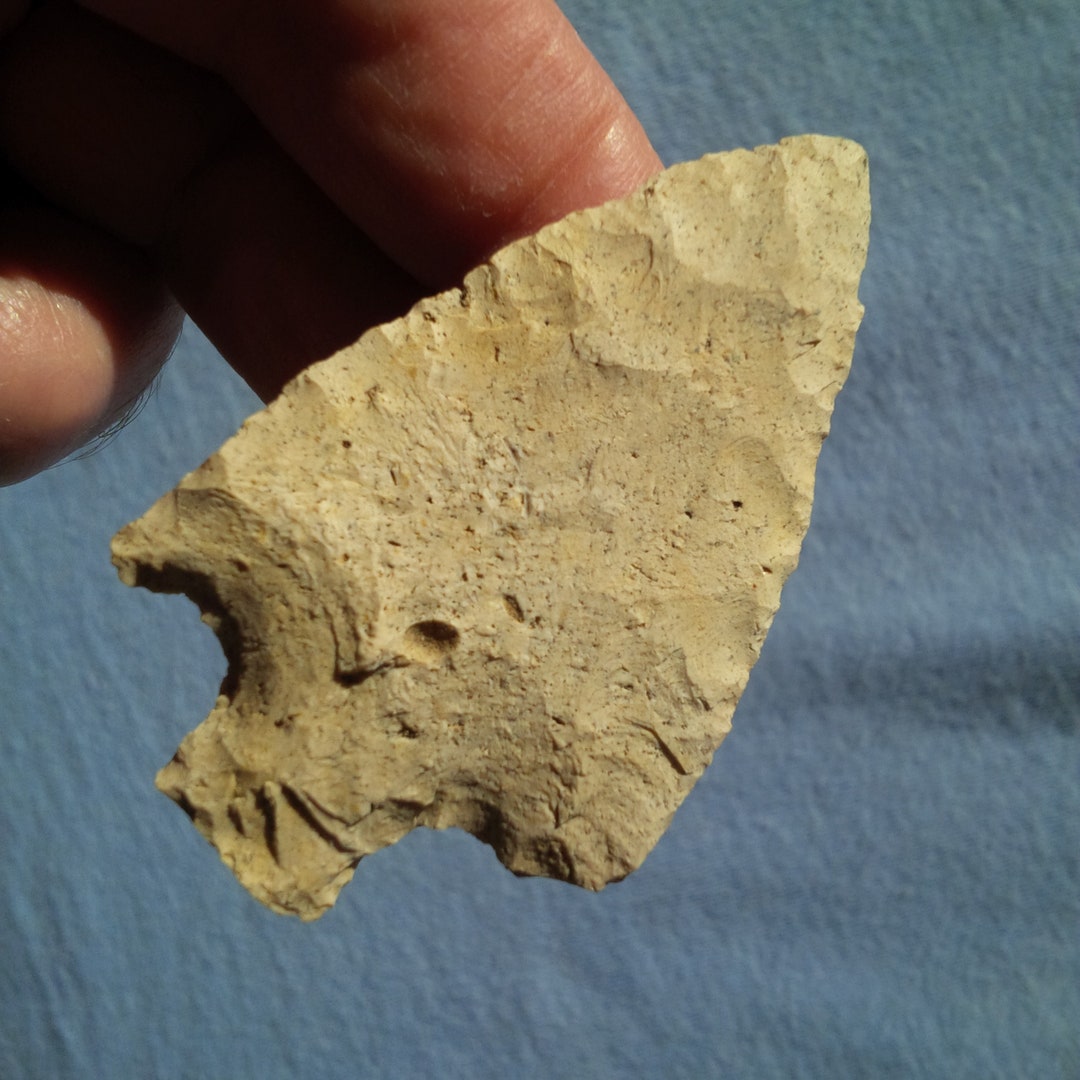 2-11/16" CULBREATH FLORIDA ARROWHEAD Authentic Late Archaic to Woodland ...