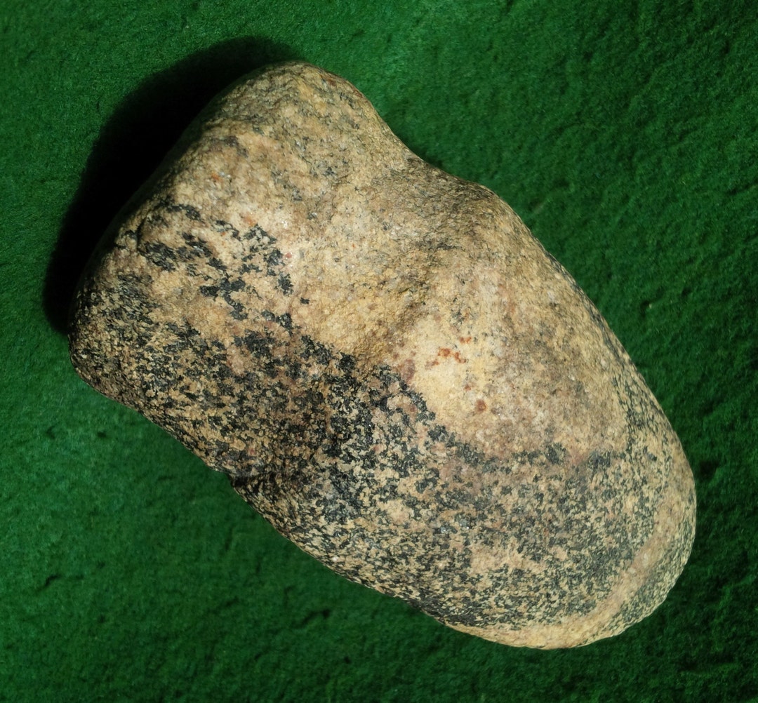 3-5/8" Full Grooved Axe AUTHENTIC INDIANA AXE Stone Axe From an Indiana ...