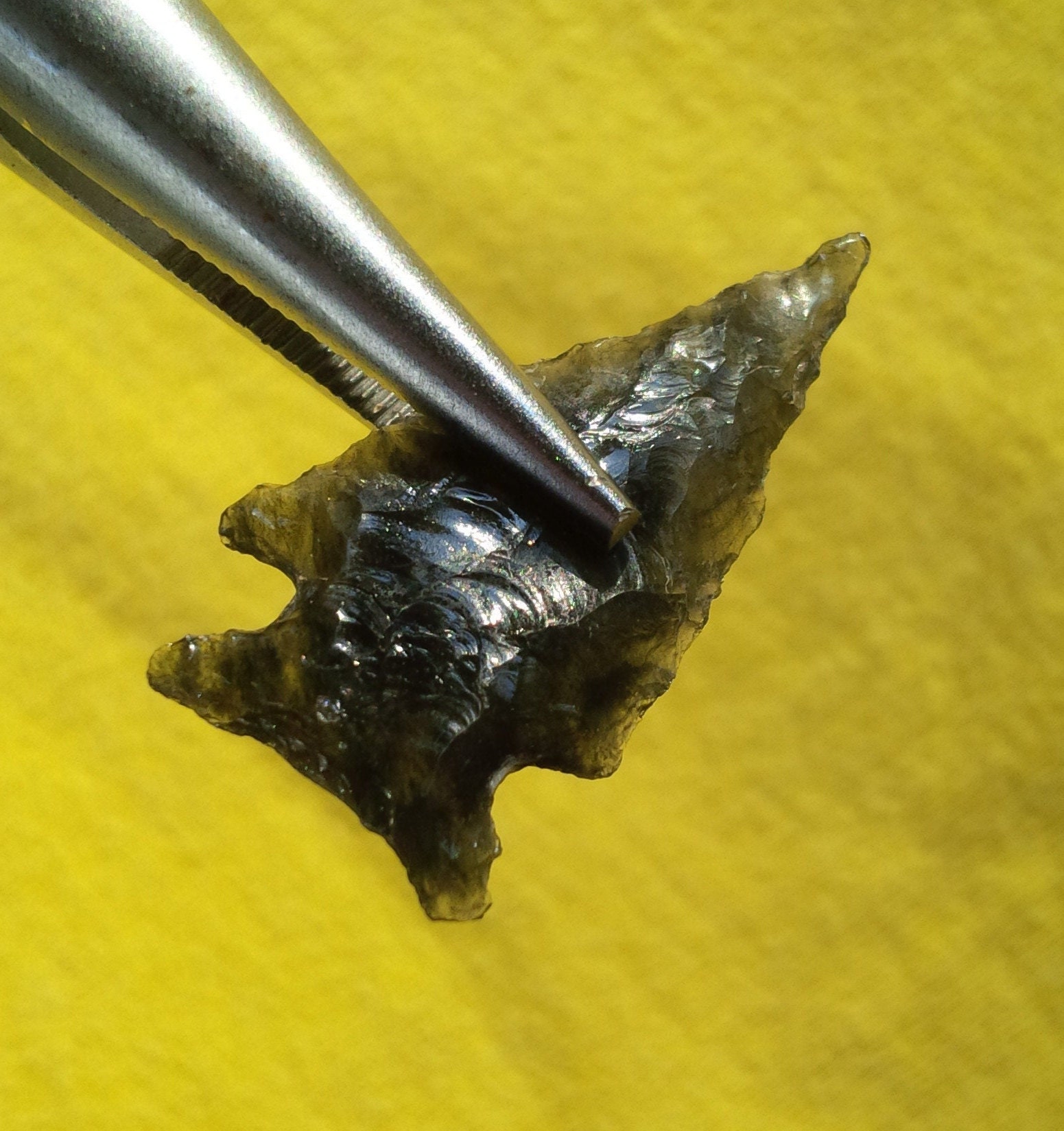 1-3/8" Obsidian Snake River AUTHENTIC IDAHO ARROWHEAD Late Archaic ...