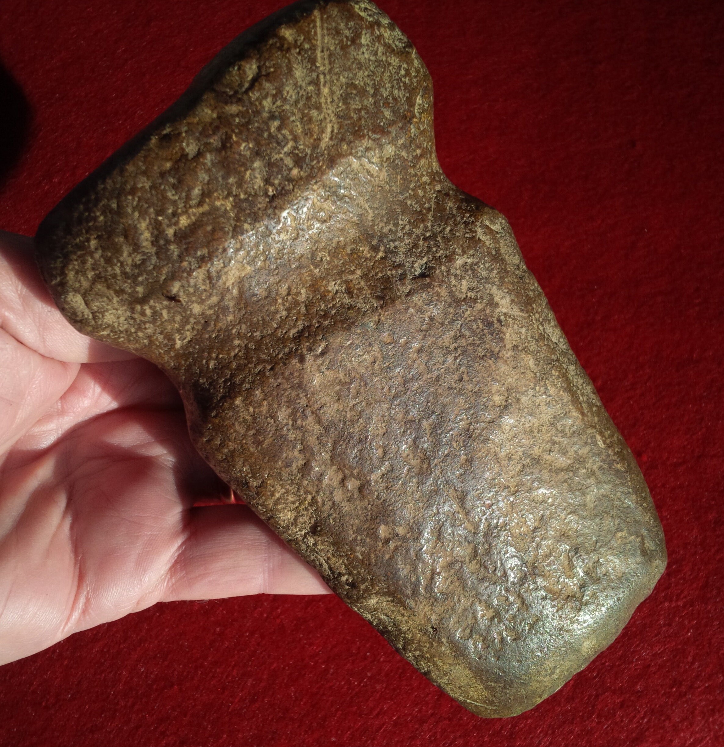 Authentic FULL GROOVED AXE Indian Artifact 3-1/2 X 6 Excellent Axe ...
