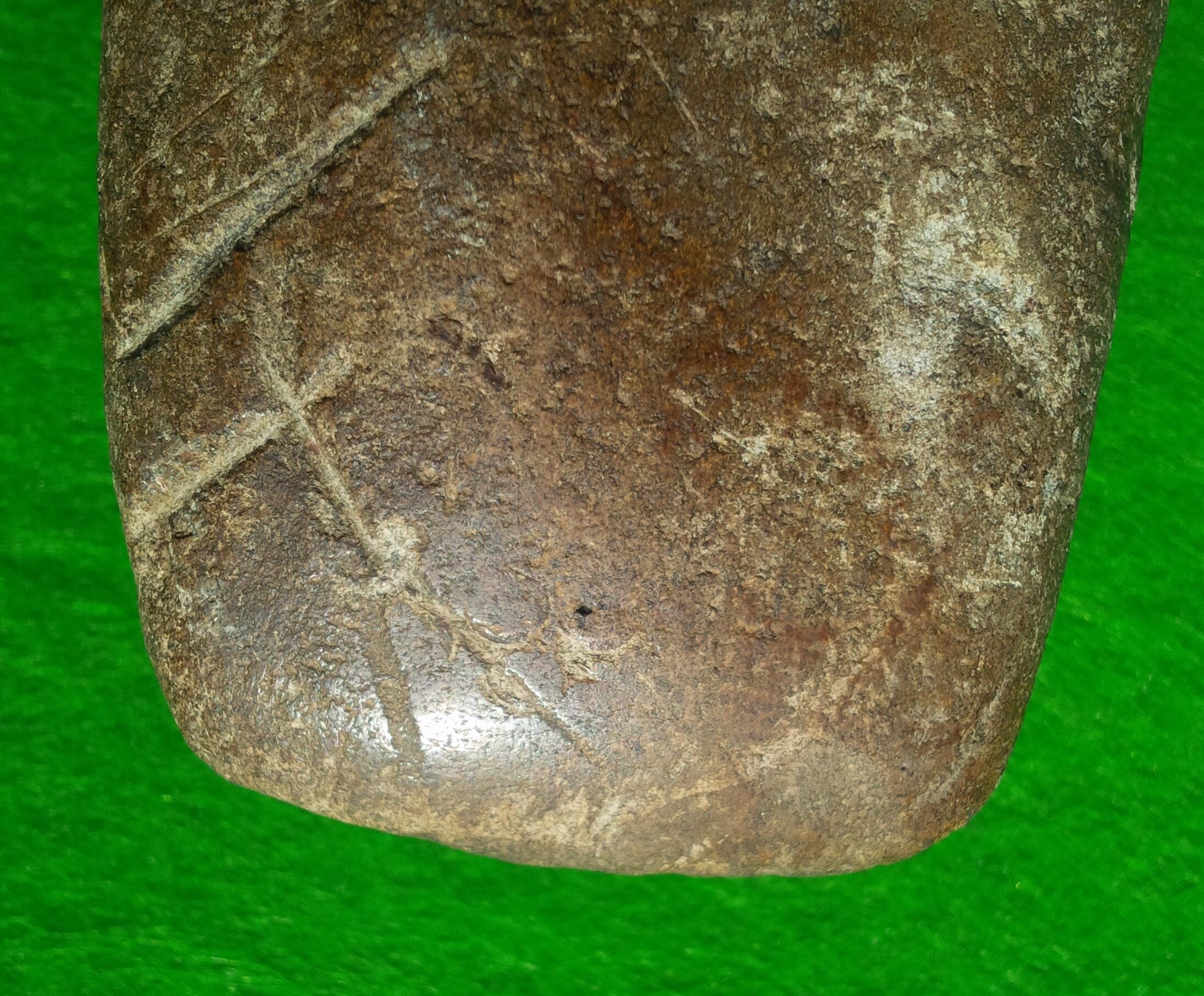 Authentic FULL GROOVED AXE Indian Artifact 3-1/2 X 6 Excellent Axe ...