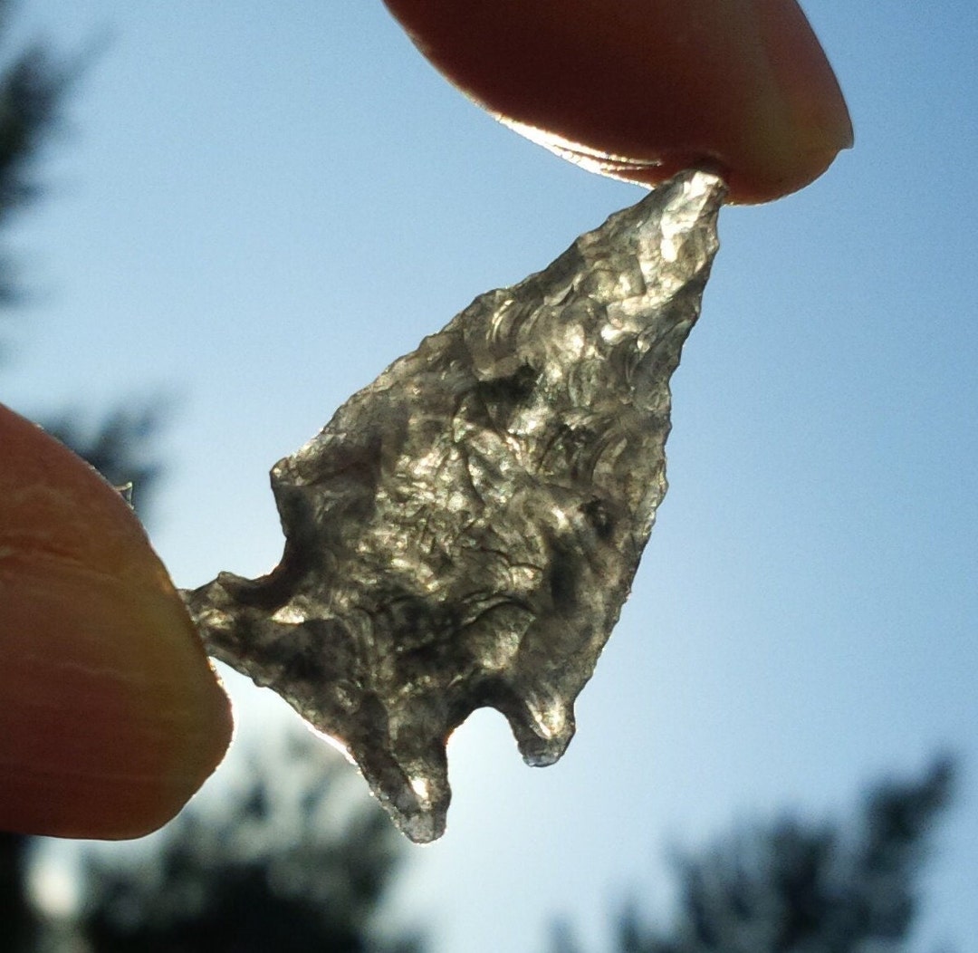 1-3/8" Obsidian Snake River AUTHENTIC IDAHO ARROWHEAD Late Archaic ...