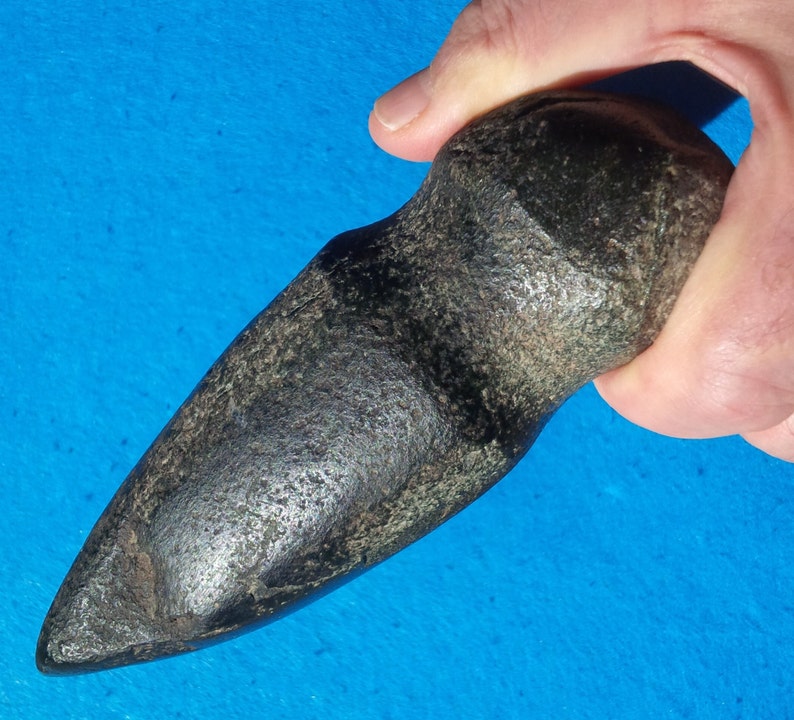 Authentic 3/4 GROOVED AXE Indian Artifact - 6-1/2" Excellent Axe ...