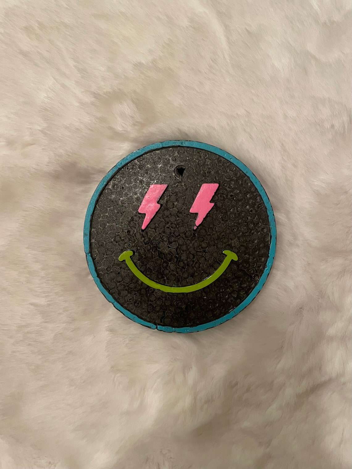 Lightning Bolt Smiley Face - Etsy