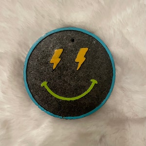 Lightning Bolt Smiley Face - Etsy