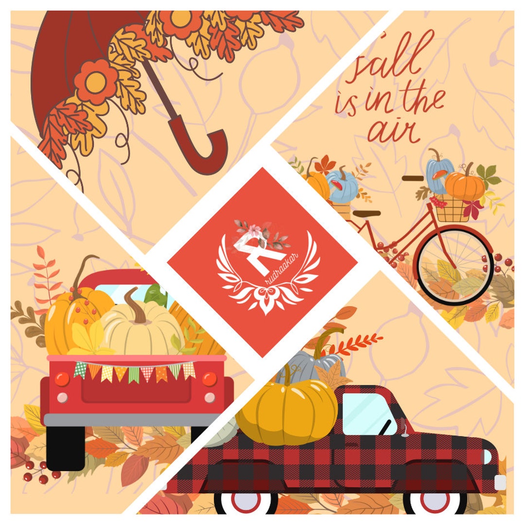 Fall is in the Air Printable Fall Art Autumn Art Downloads - Etsy
