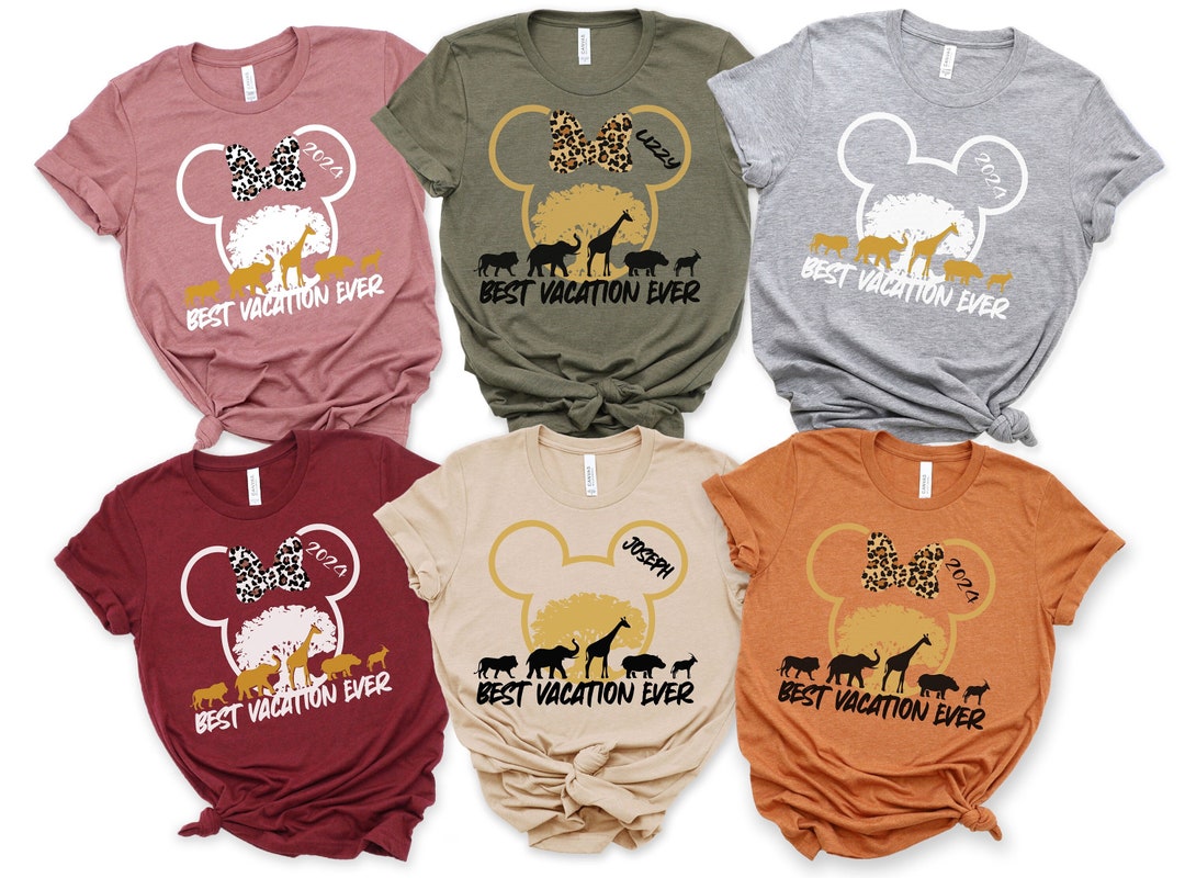 Custom Disney Animal Kingdom Shirts, Disney Family Vacation Shirts ...