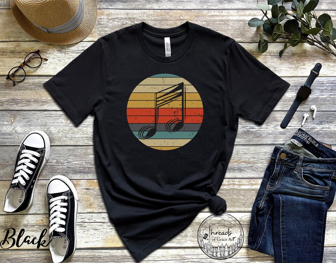 Retro Music Shirt,mens Womens Kids Music Shirt,music Teacher Shirt ...