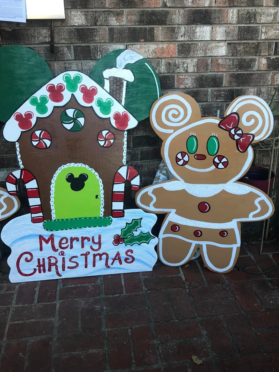 Christmas / Holiday Mickey Mouse / Minnie Gingerbread and Gingerbread ...