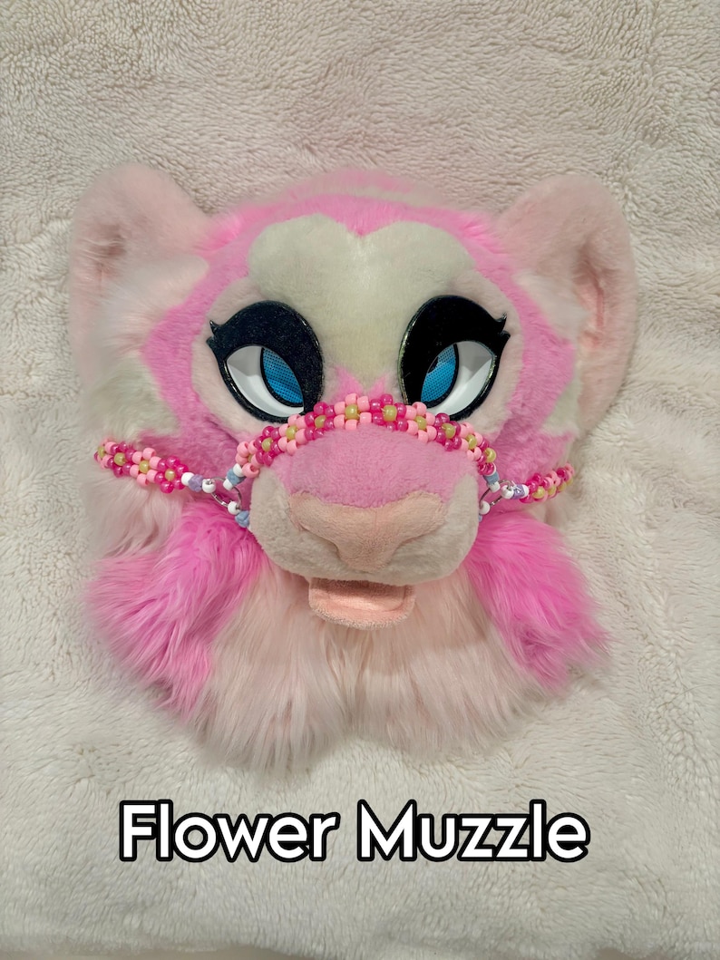 Custom MTO Kandi Fursuit Muzzle | Fursuiting Accessory, Harness ...