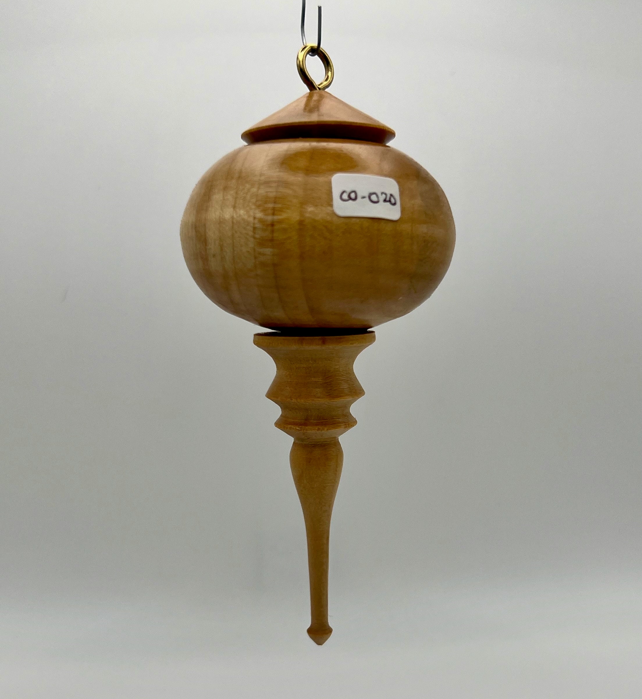 Hand-turned Wooden Christmas Tree Ornament by Bill - Etsy