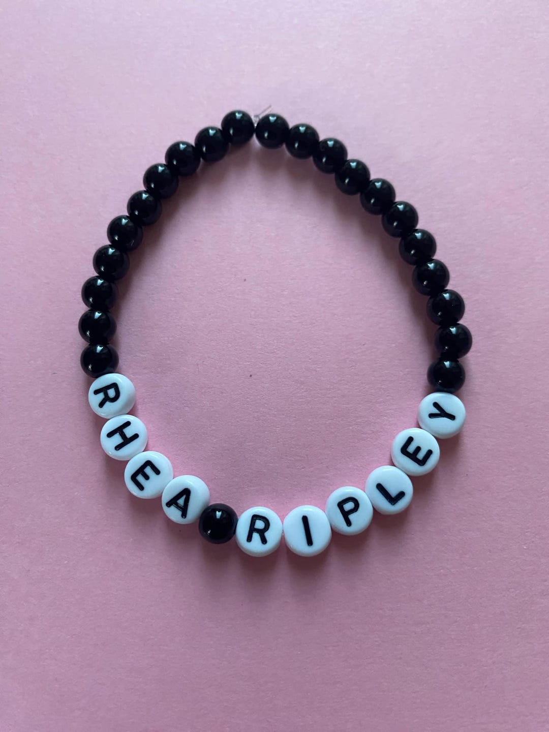 Rhea Ripley Wrestling Beaded Bracelet - Etsy