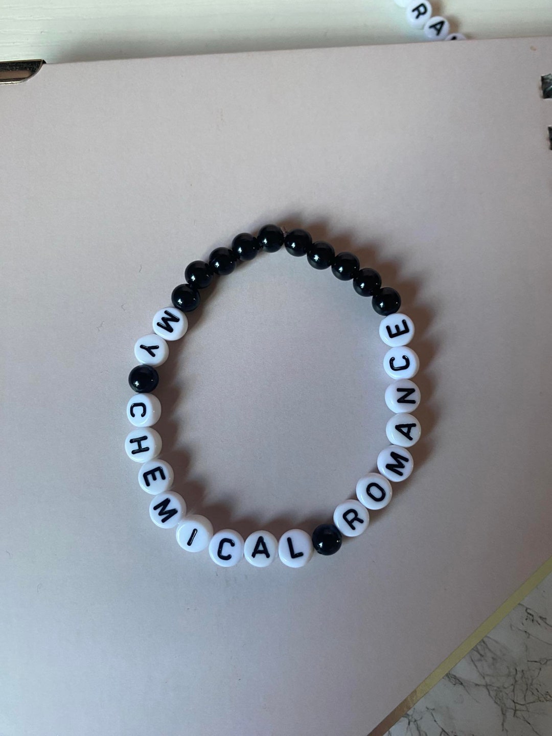 My Chemical Romance Beaded Bracelet - Etsy