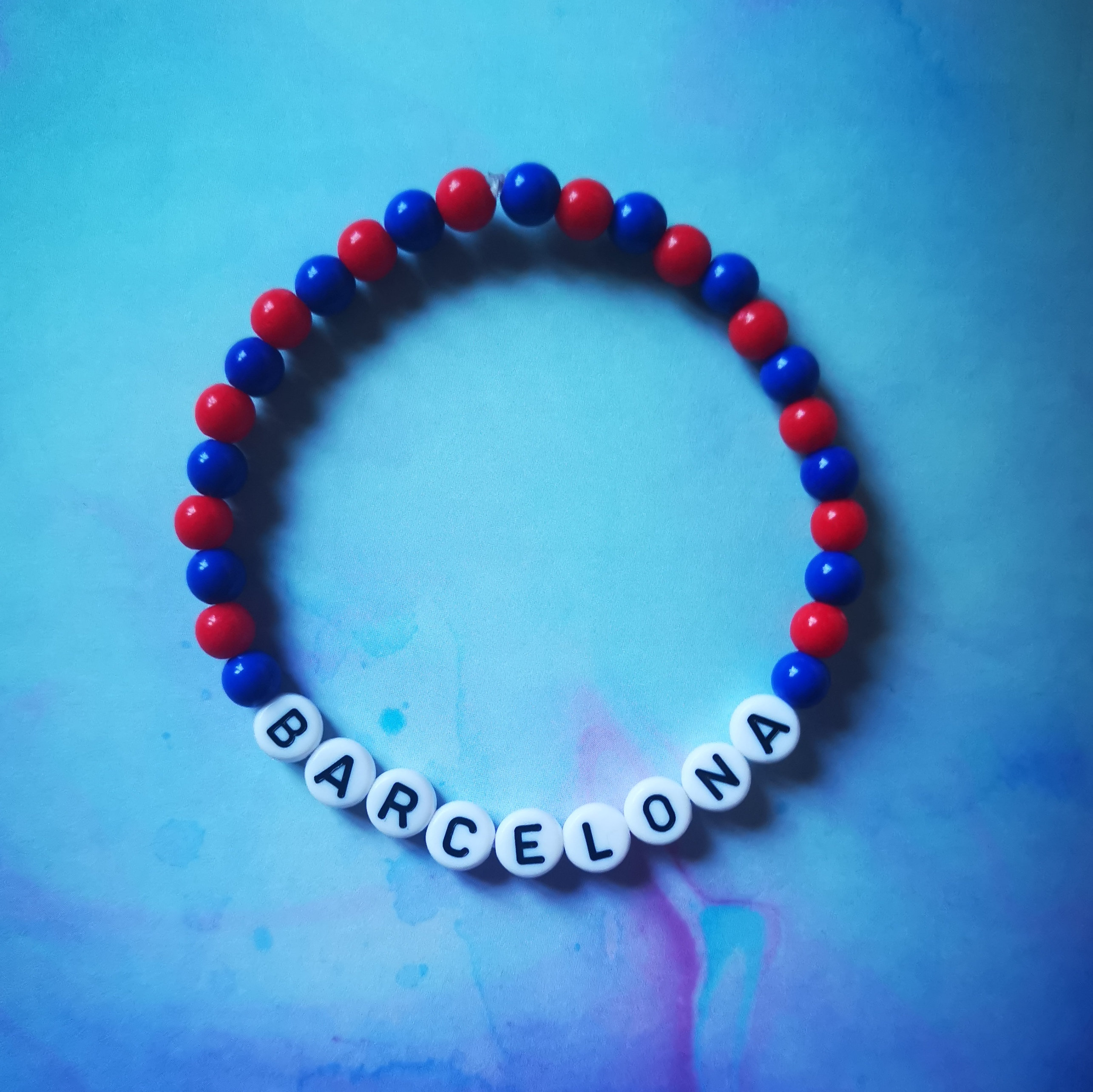 Barcelona Football Club Kids and Adults Beaded Bracelet - Etsy
