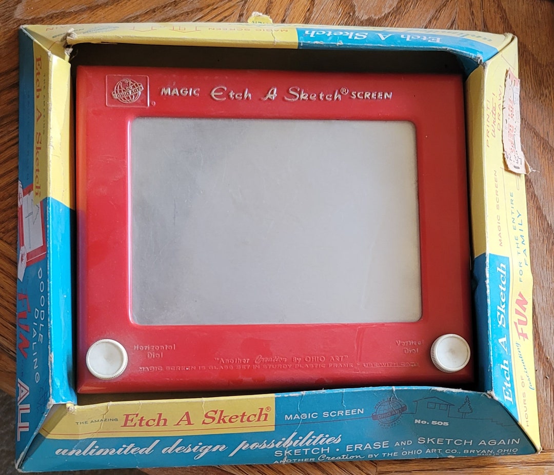 Vintage 1960 Etch a Sketch - Etsy