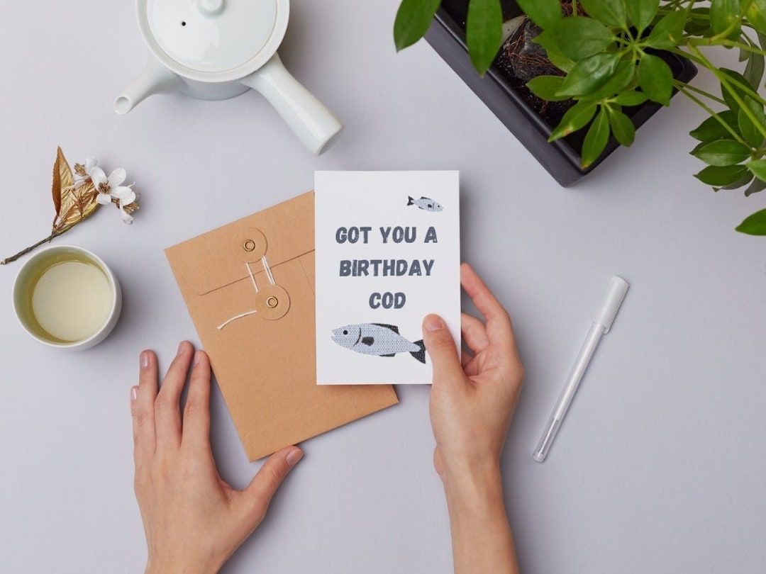 I Got You a Birthday Cod Funny Birthday Card Instant Download Printable ...