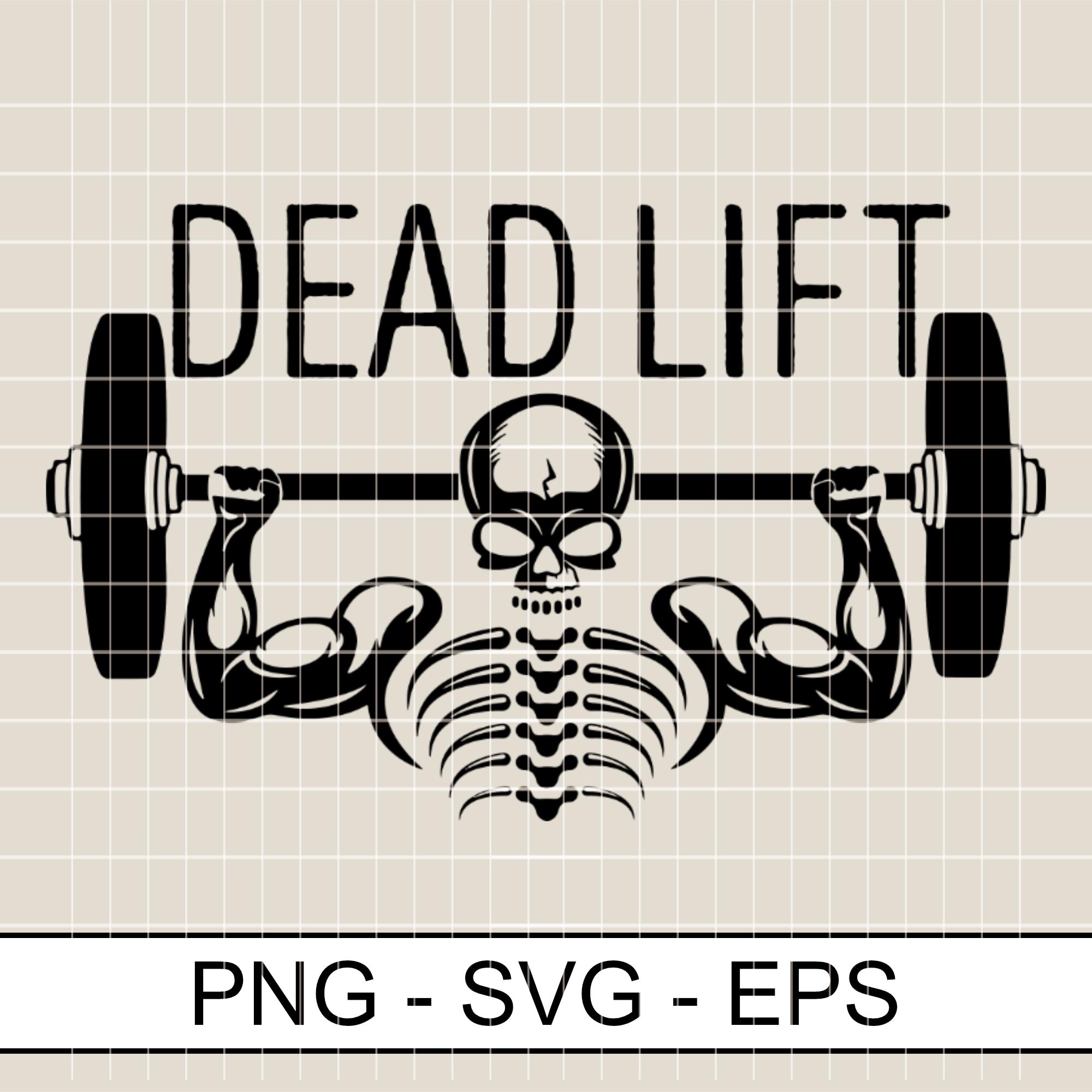 Dead Lift Skeleton Gym Svg Png, Dead Lift Workout Svg, Muscle Mommy ...