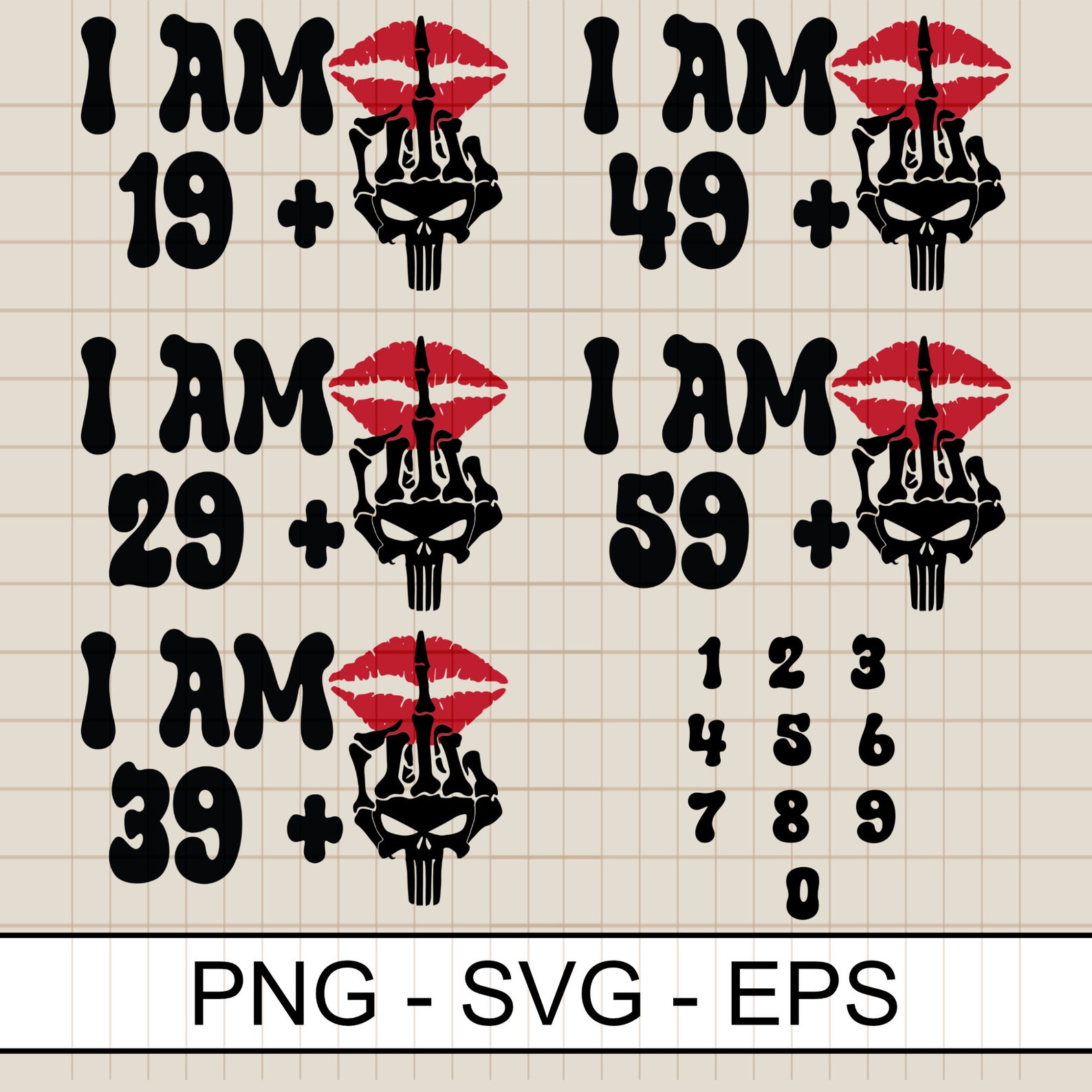 I Am 49 Plus Middle Finger Svg Png, Customizable Age Middle Finger Svg ...