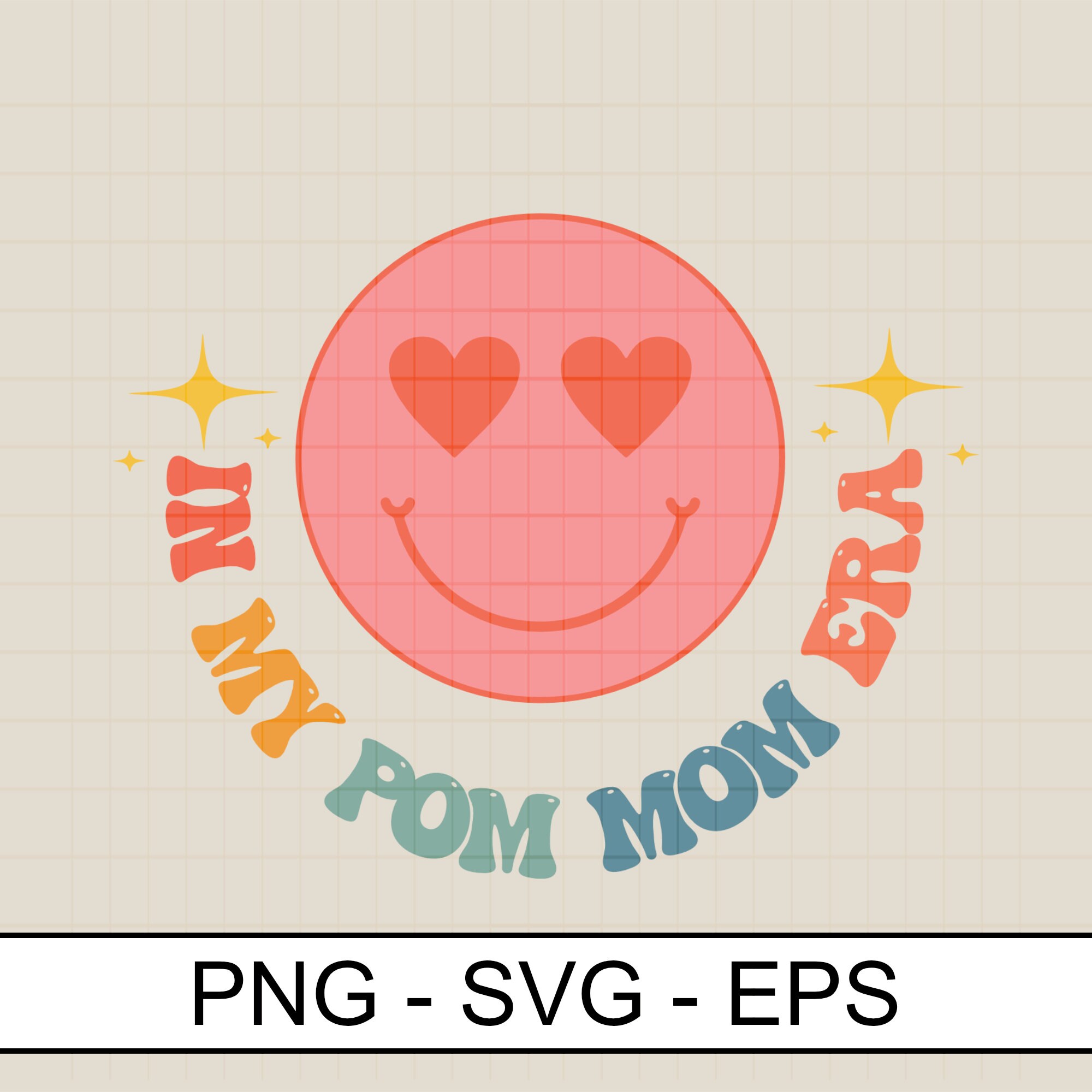 In My Pom Mom Era Svg Png Eps, Pom Mom Svg Cheerleading Pom Mom Svg ...