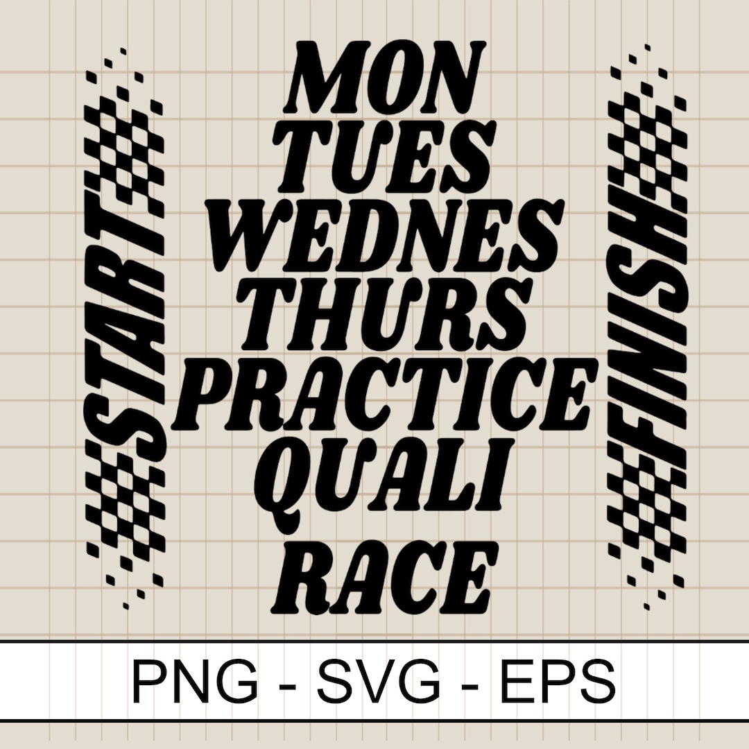 Formula 1 Race Day Svg Png, Qualification Day Race Day Sunday,funny ...