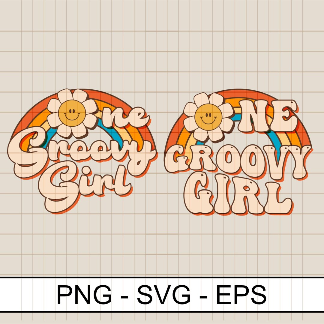 One Groovy Girl Png , Birthday Costume Digital File Sublimation Png for ...