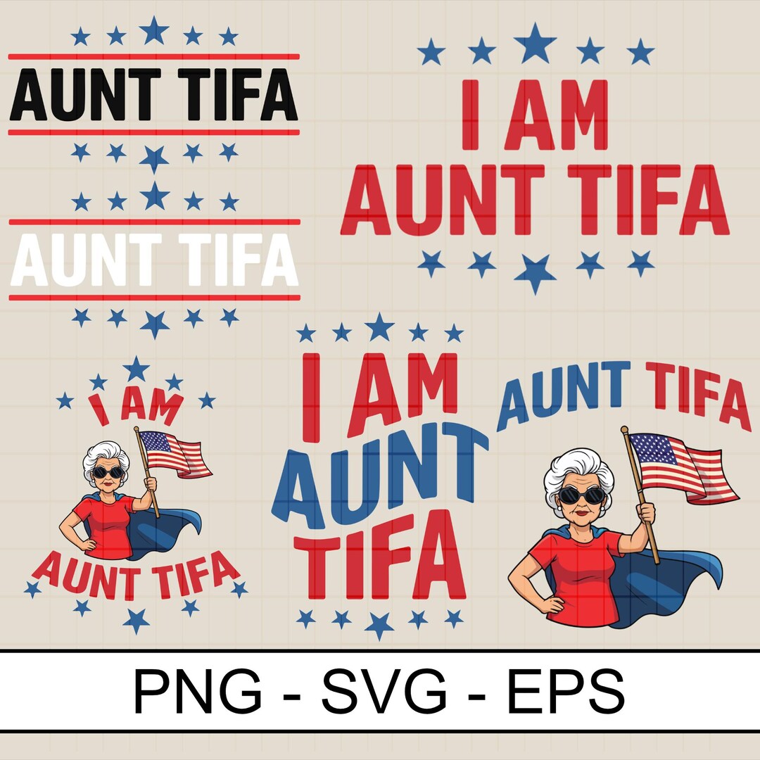 I Am Aunt Tifa Png Svg : Sublimation Digital Download - Etsy