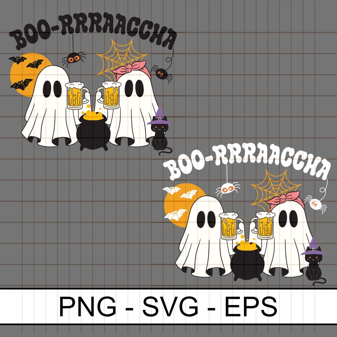 Boo Rrraaccha Svg Png, Spanish Latino Halloween, Funny Boujee Ghost ...