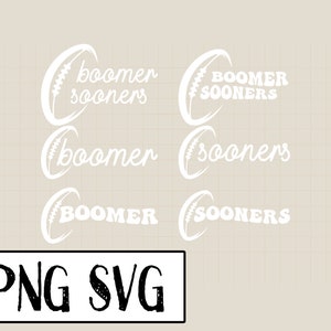 Oklahoma Boomer Sooner Couple Svg Png OU Football Sooners Digital File ...