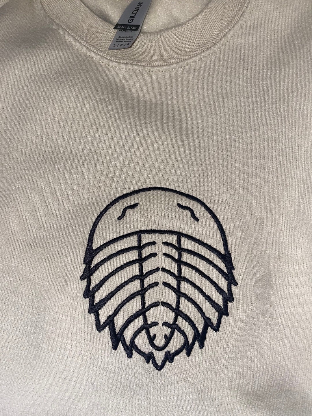 Trilobite Embroidered Crewneck - Etsy