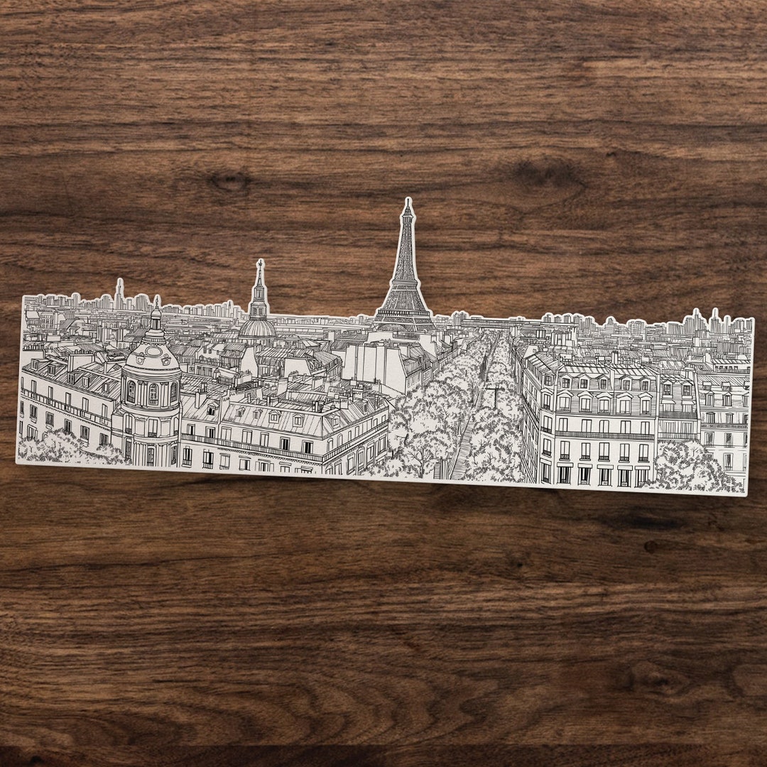 Paris Sticker Gift for Traveler Water Bottle Laptop Wrap Trendy Gift - Etsy
