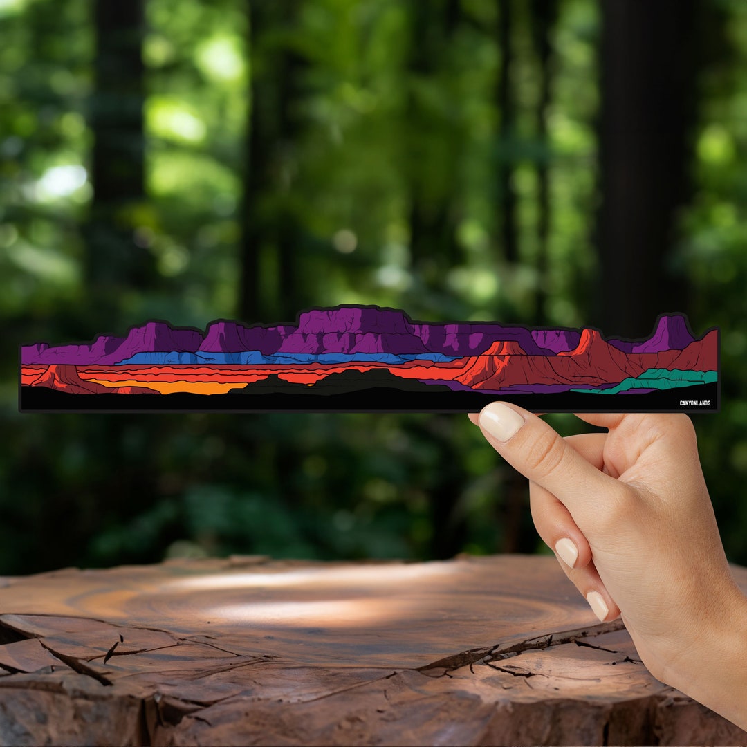 Canyonlands National Park Explorer Sticker Utah Laptop Wrap Hydroflask ...