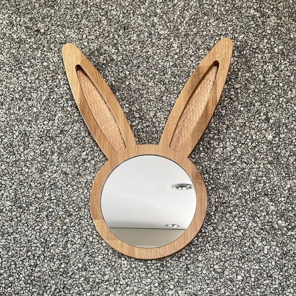 Rabbit Mirror - Etsy