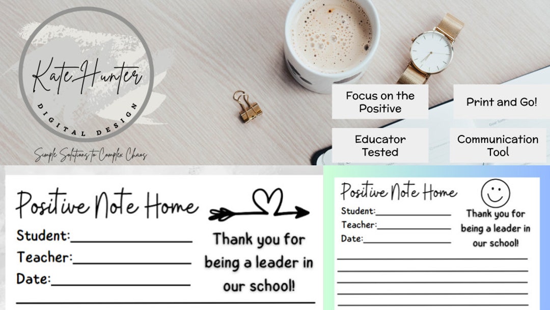 Positive Note Home Communication Tool - Etsy