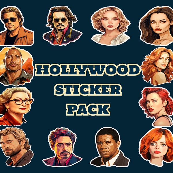 Actor Stickers - Etsy
