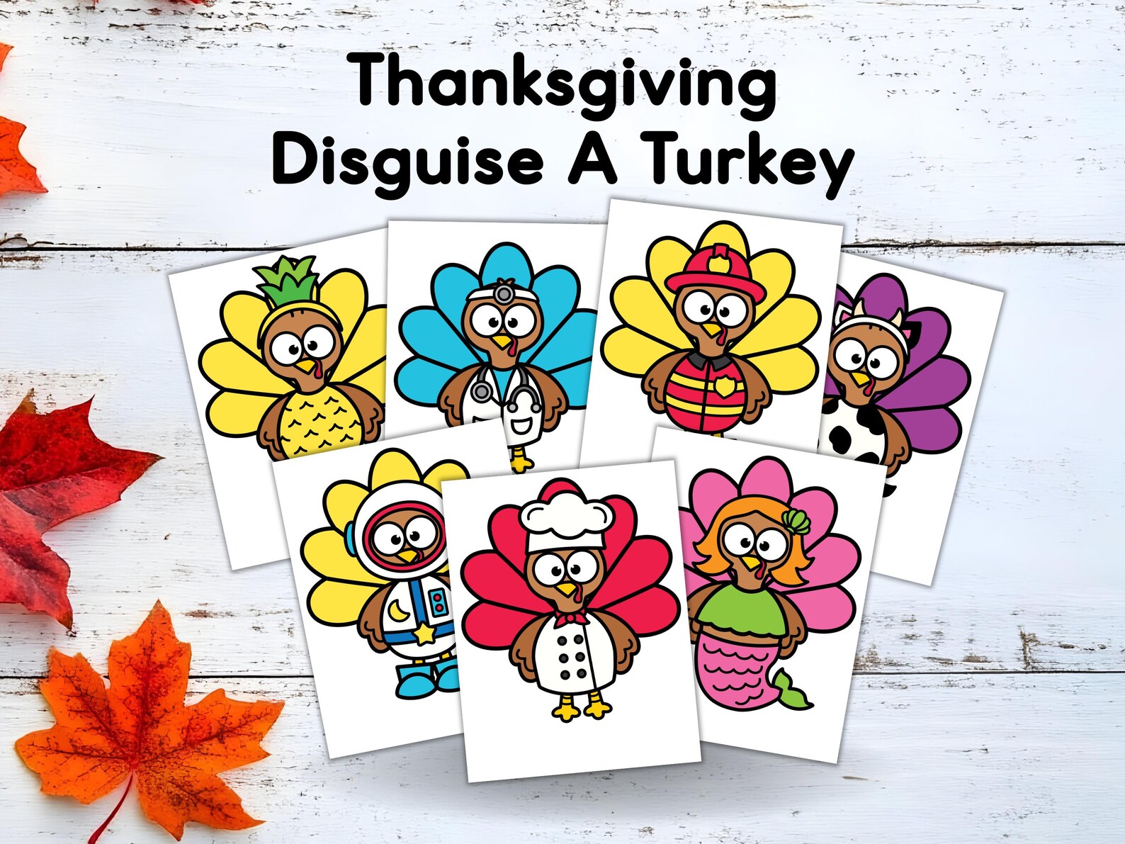 Printable Turkey Disguise Activity for Kids - Fun Thanksgiving Craft ...