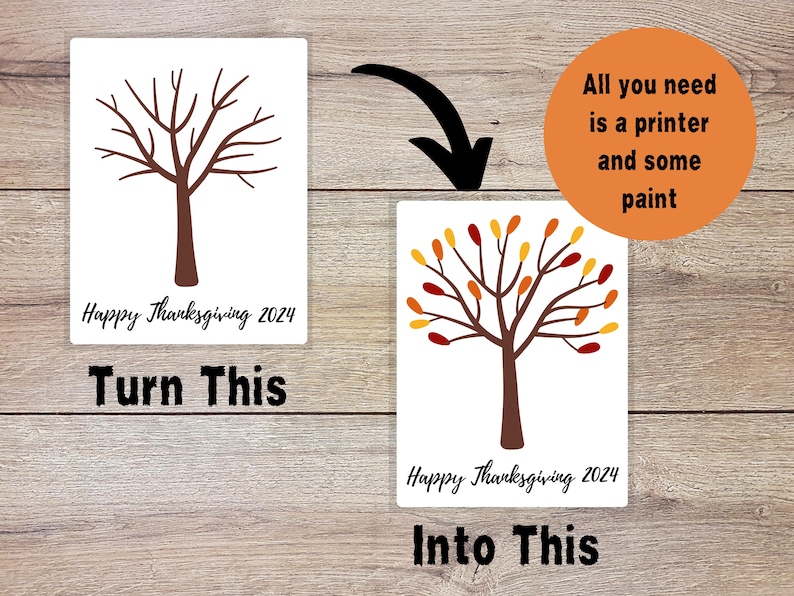Thanksgiving Fingerprint Craft for Toddlers | Fall Fingerprint Art for ...