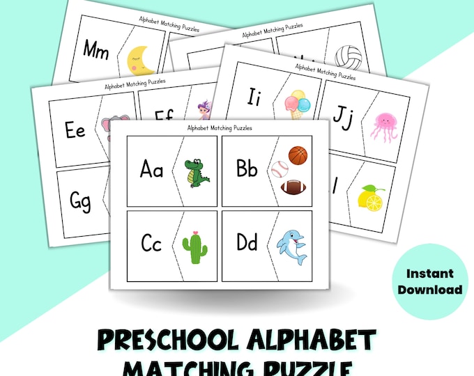 Alphabet Clip Cards, Task Box Letters, Activity for Kids, Preschool ...