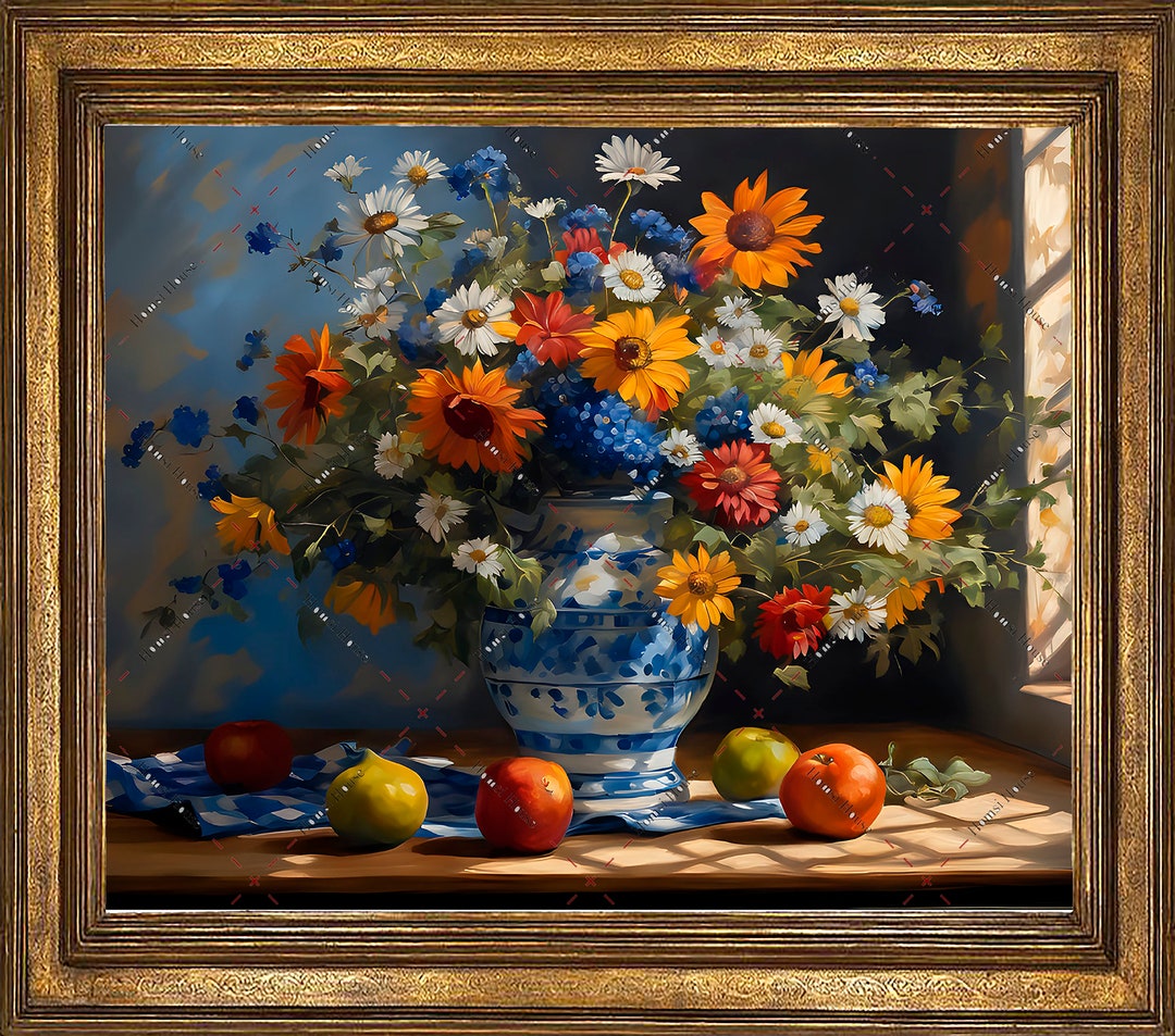 Spring Time Flowers in Vases still Life - Etsy