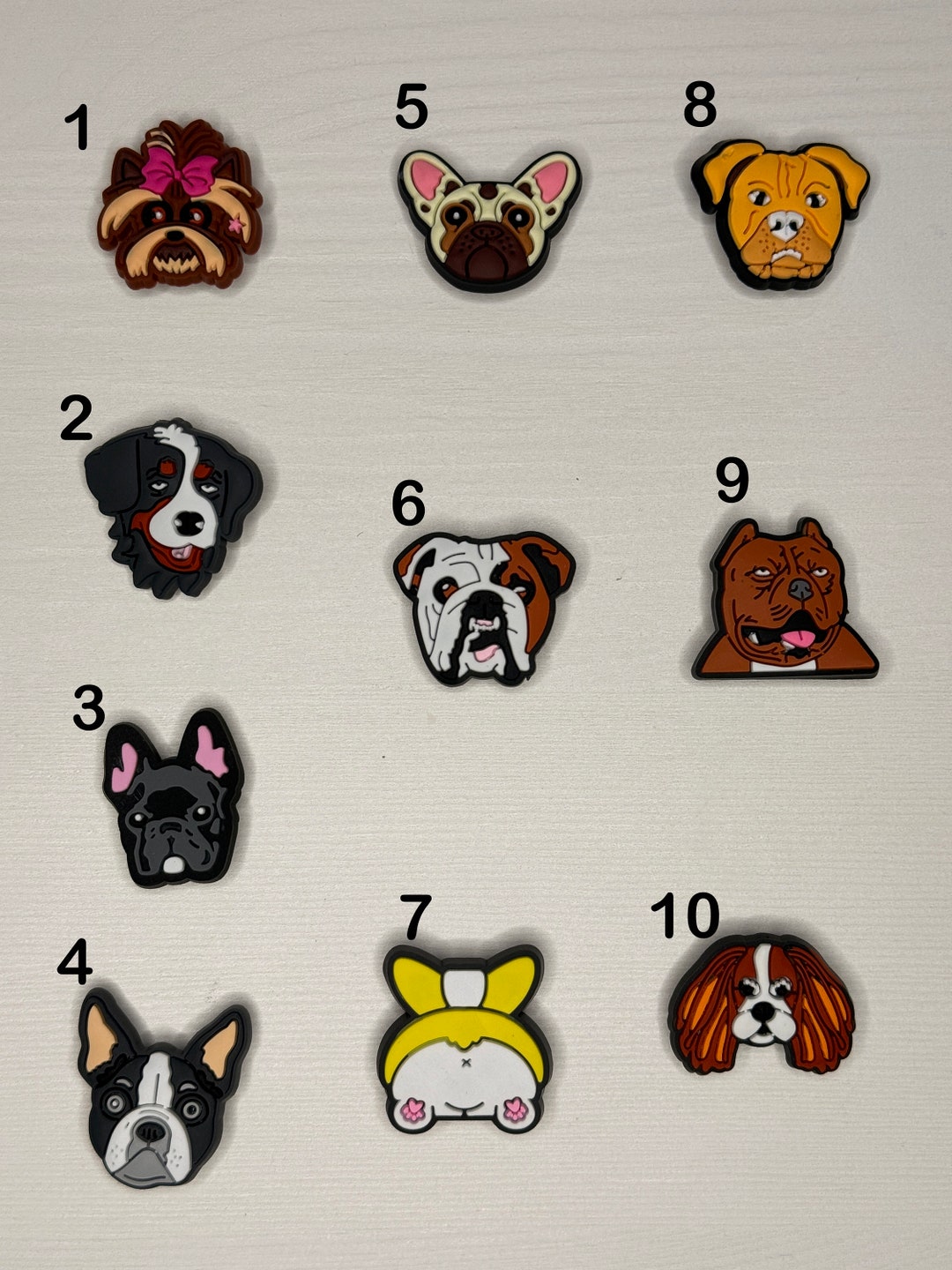 Kawaii Dogs Croc Charms Cute Pets Series Shoe Charms Shoes Buckles ...