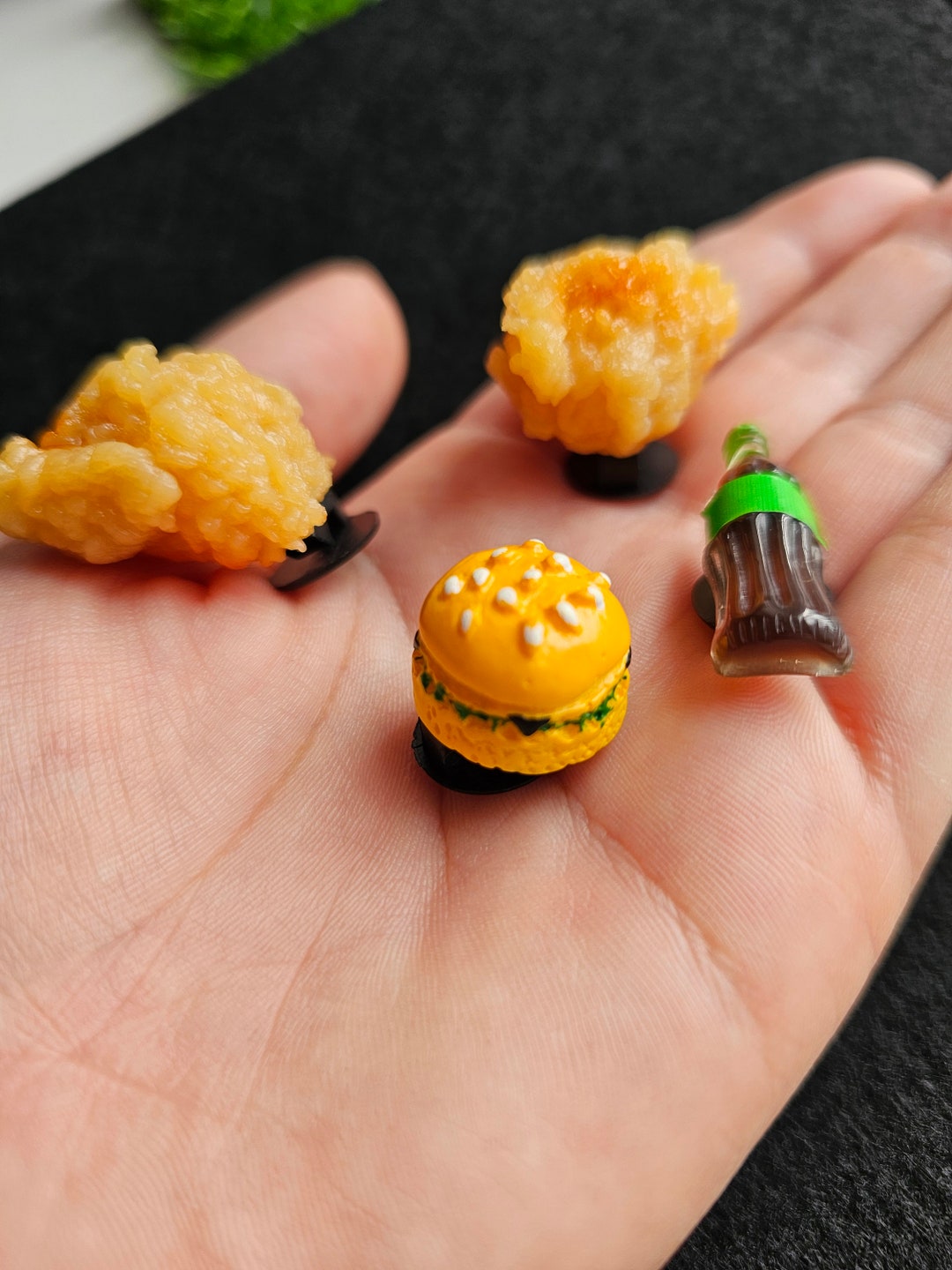 Food Croc Charms Burger, Fries, Pizza, and Soda - Etsy