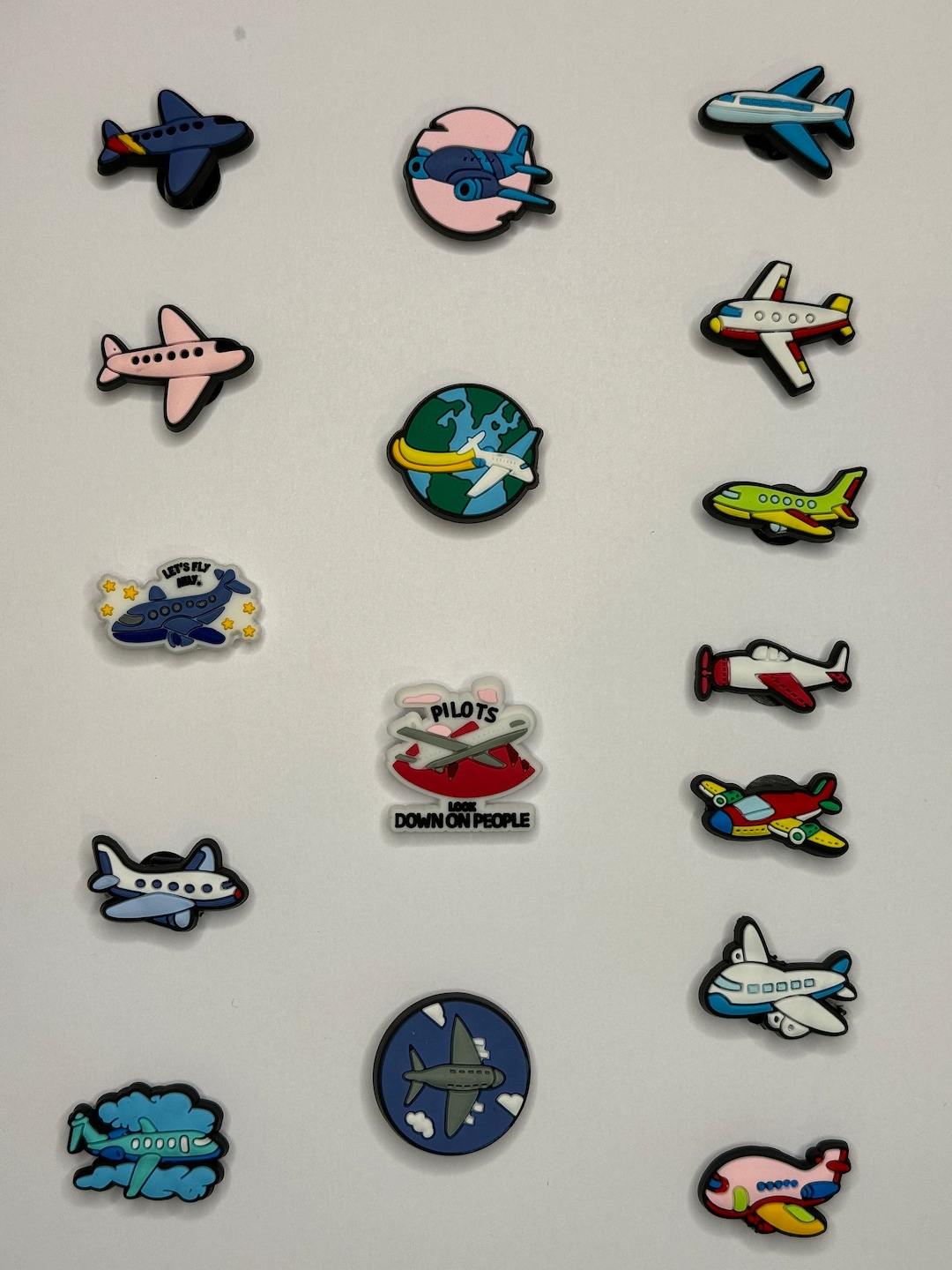 Plane Croc Charms Cute Travel Croc Charms Kawaii Airplane Shoe Charms ...