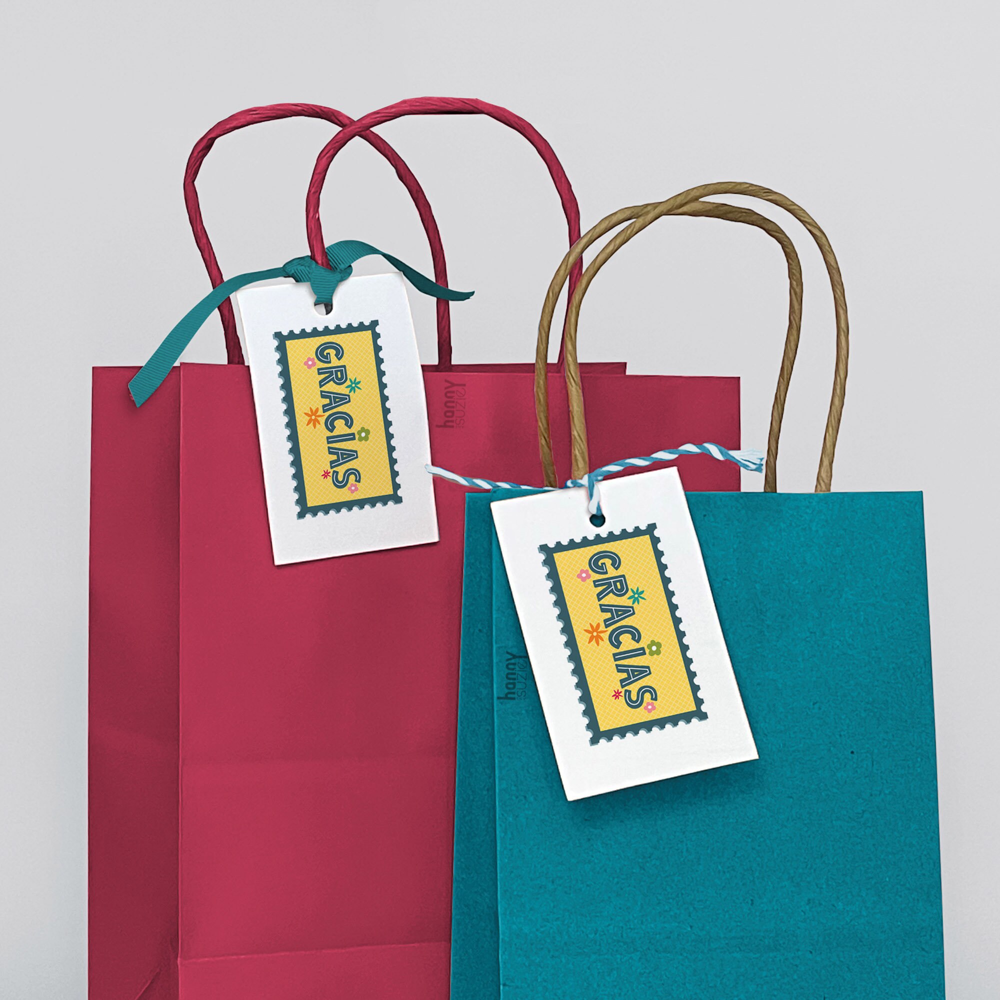 Printable Spanish Gracias Gift Tags, Etiquetas De Gracias Para Imprimir ...