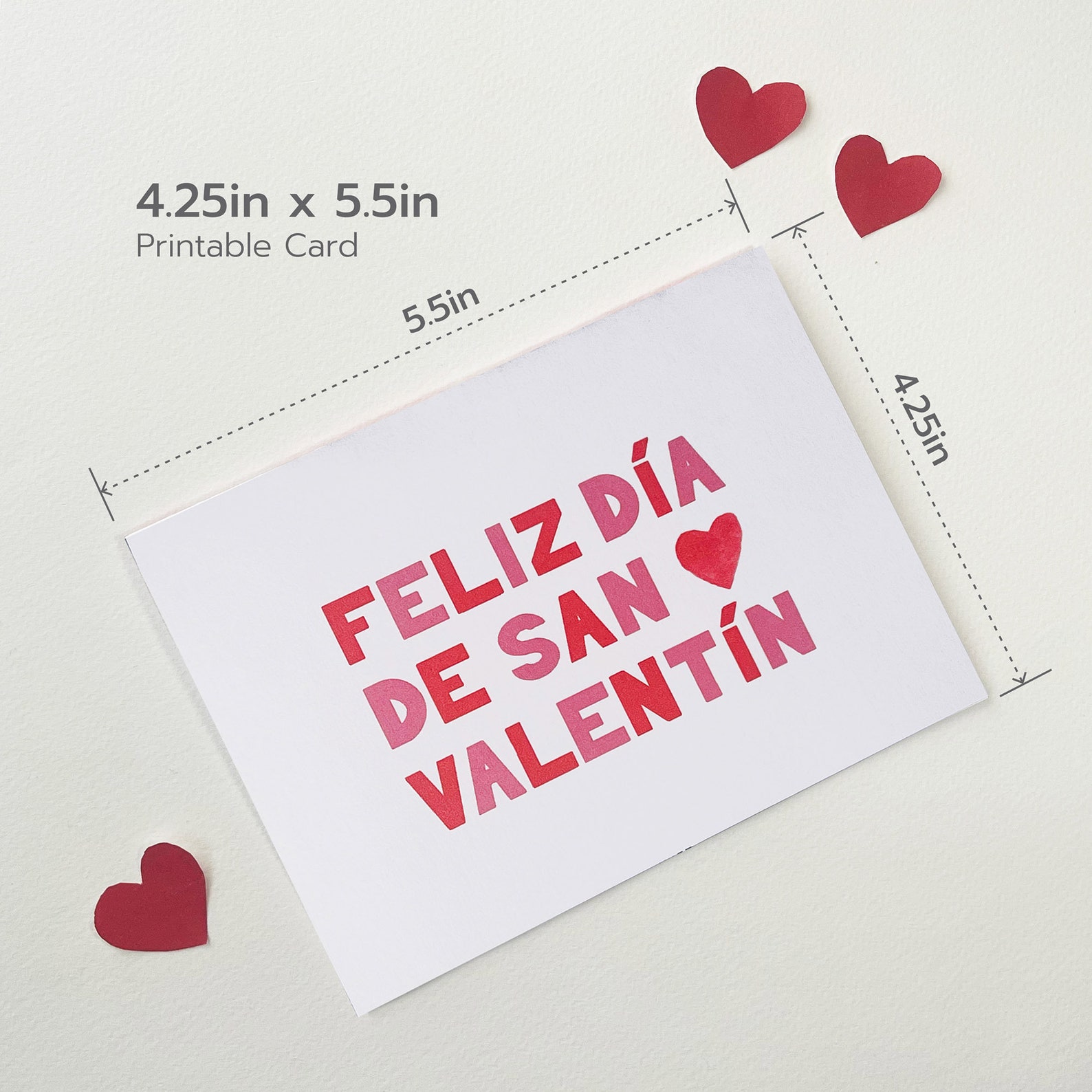 Tarjeta Feliz Dia De San Valentin Para Imprimir, Printable Spanish ...