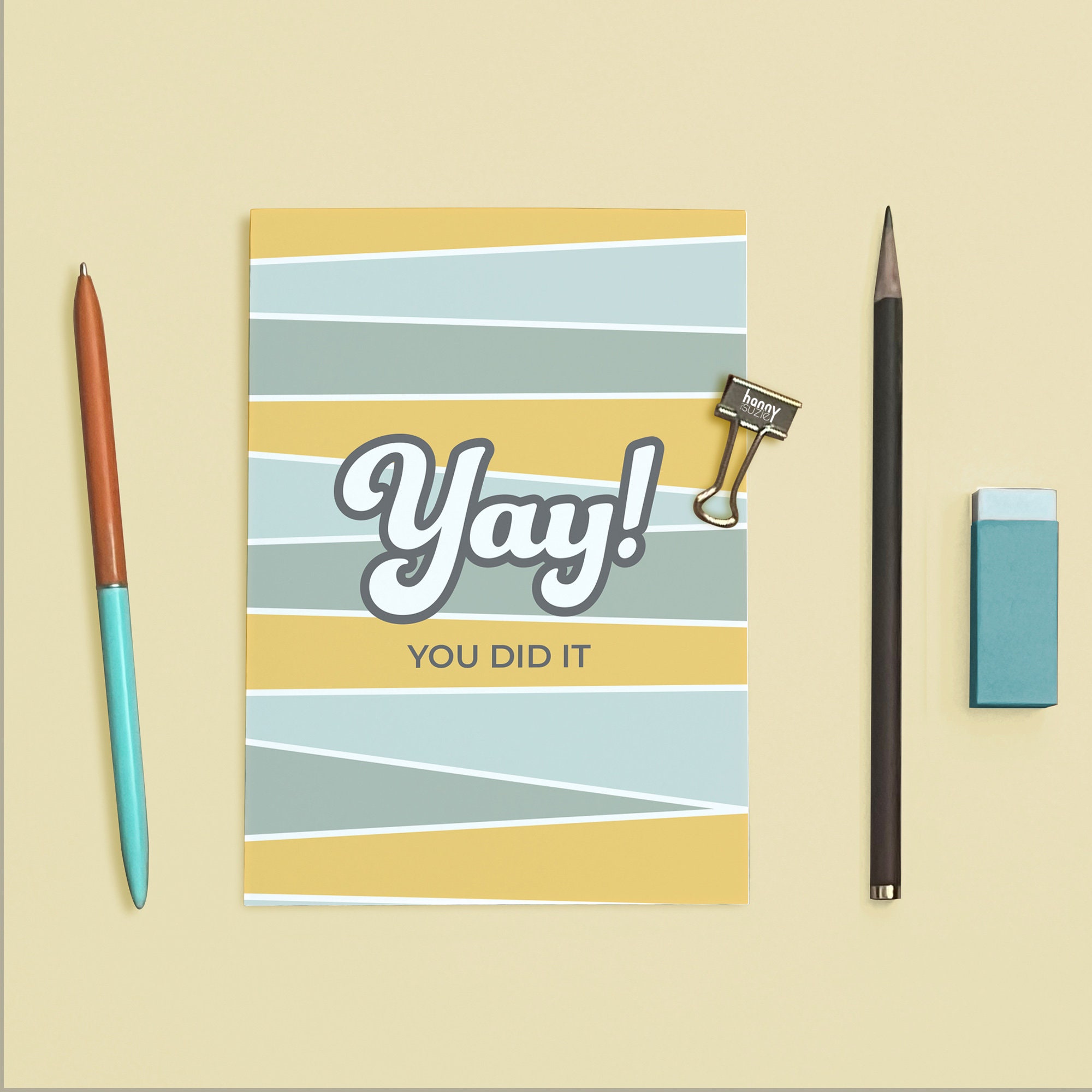 Yay You Did It Printable Card, Congratulations Card, Instant Download ...