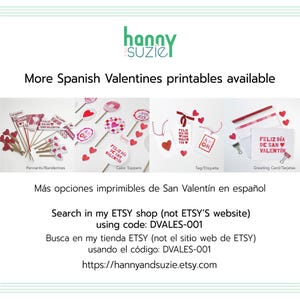 Tarjeta Dia Del Amor Para Imprimir, Printable Spanish Valentine’s Day ...
