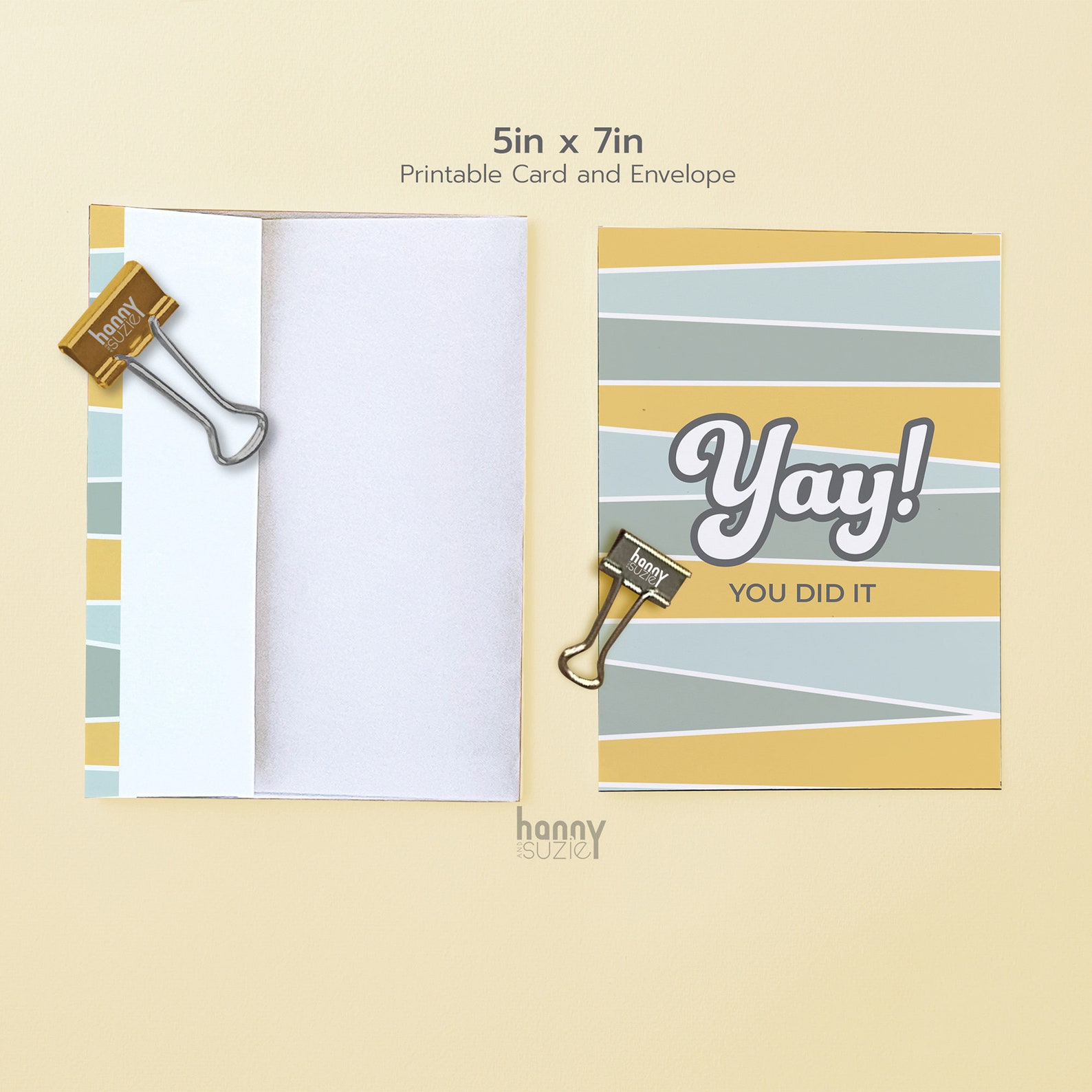 Yay You Did It Printable Card, Congratulations Card, Instant Download ...